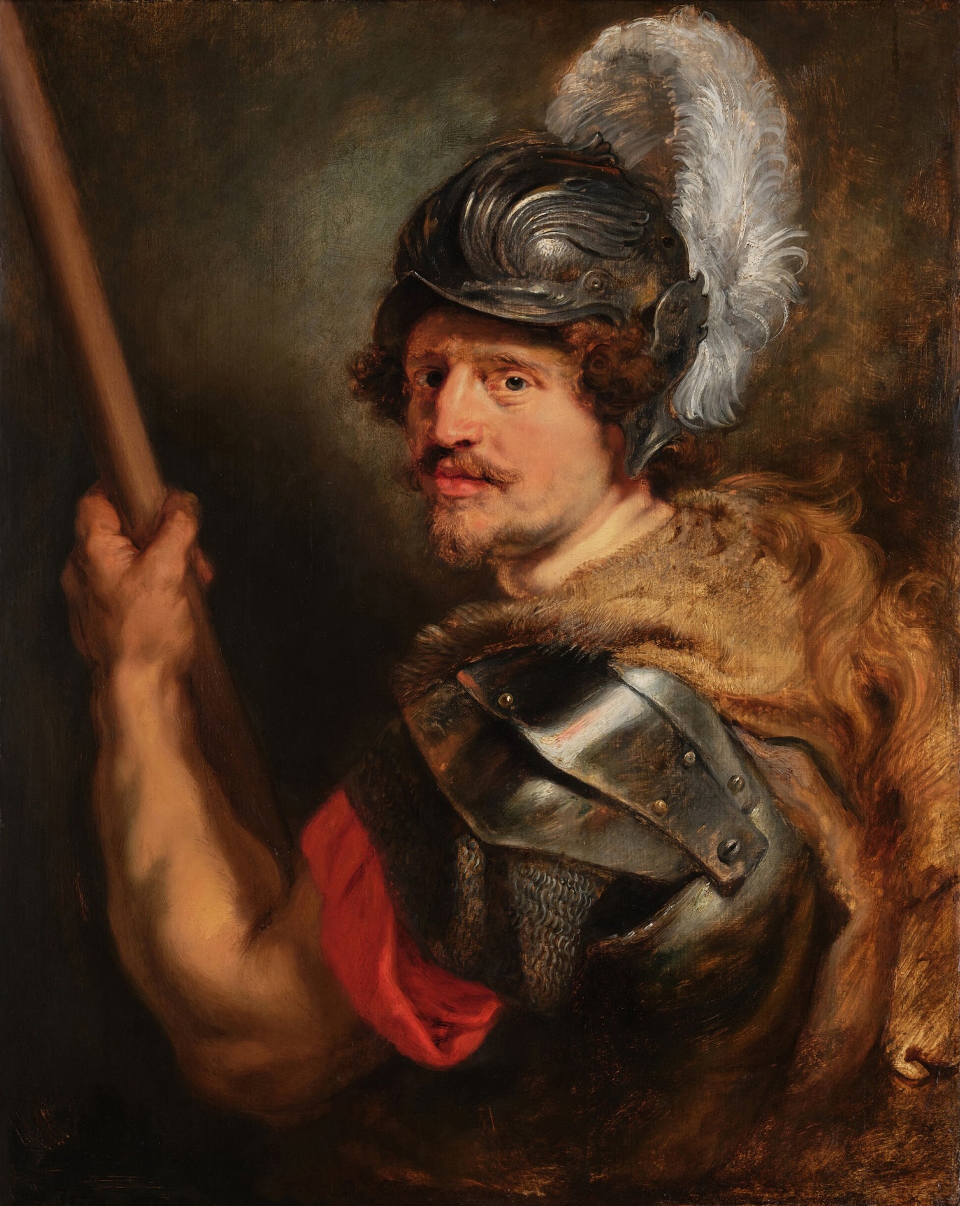 Sir Peter Paul Rubens - Portrait of a Man as Mars (1620) Fine Art ...