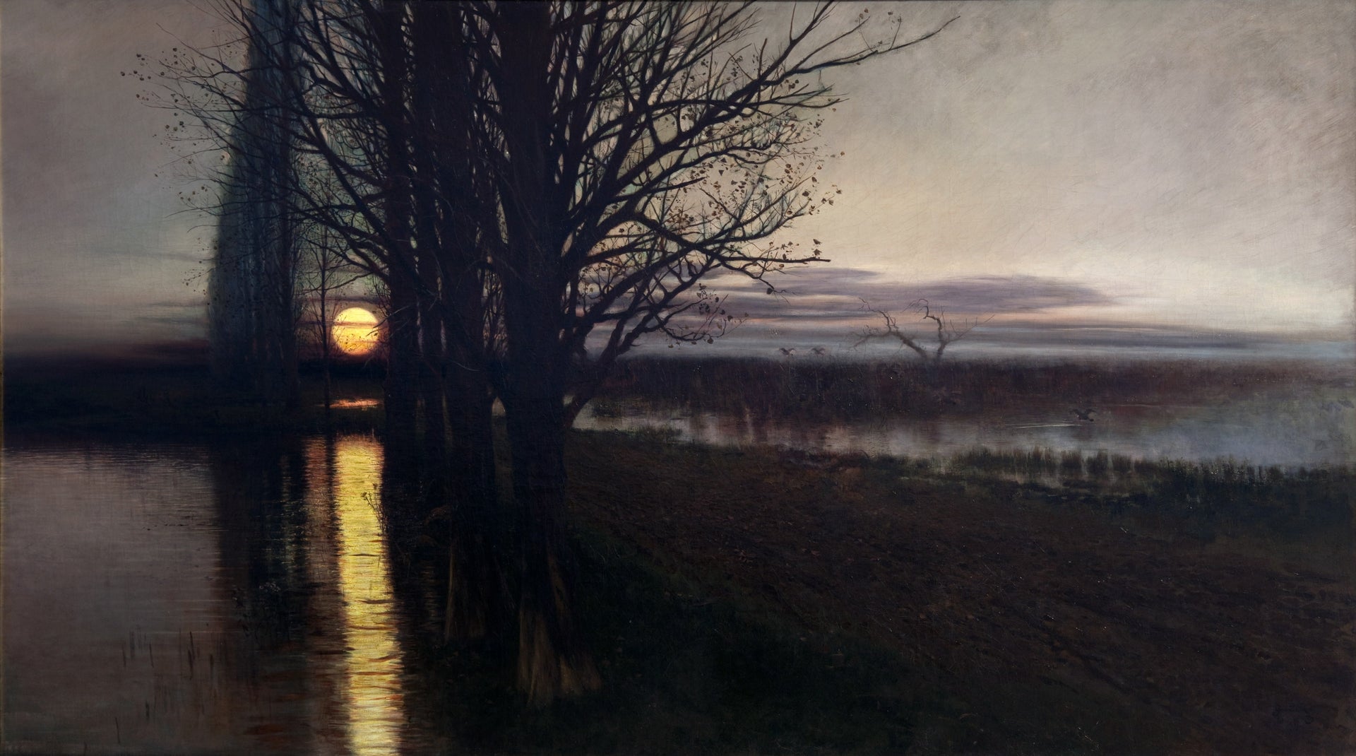 Stanislaw Maslowski - Moonrise (1884) Fine Art Print - Jakero77